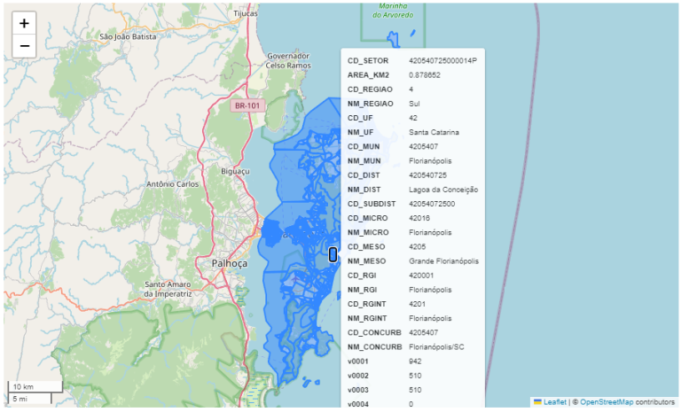 Coletando dados de Setores Censitários do Censo 2022 no Python - Análise Macro